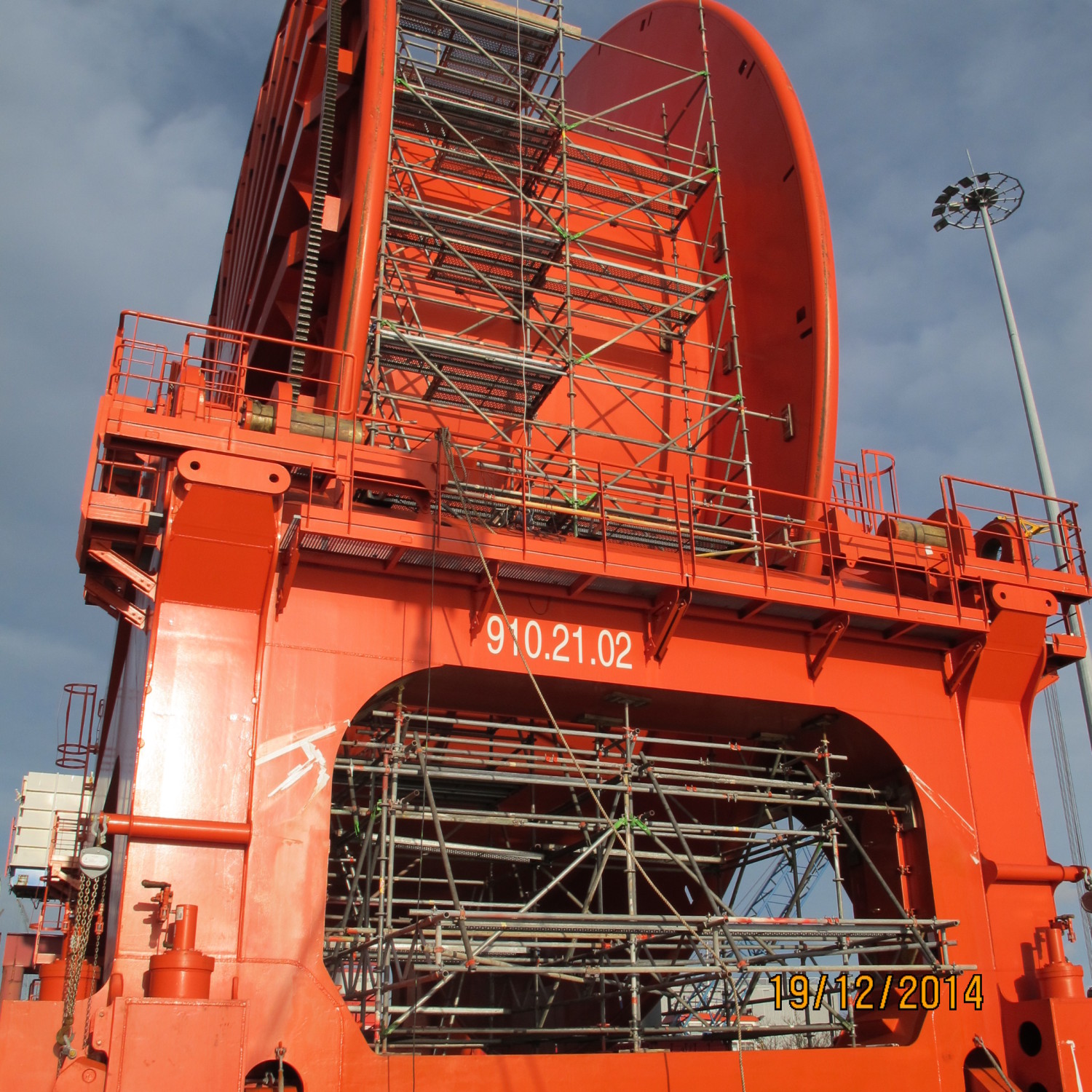 AFT TOWER FABRICATION: LEWEK CONSTELLATION.